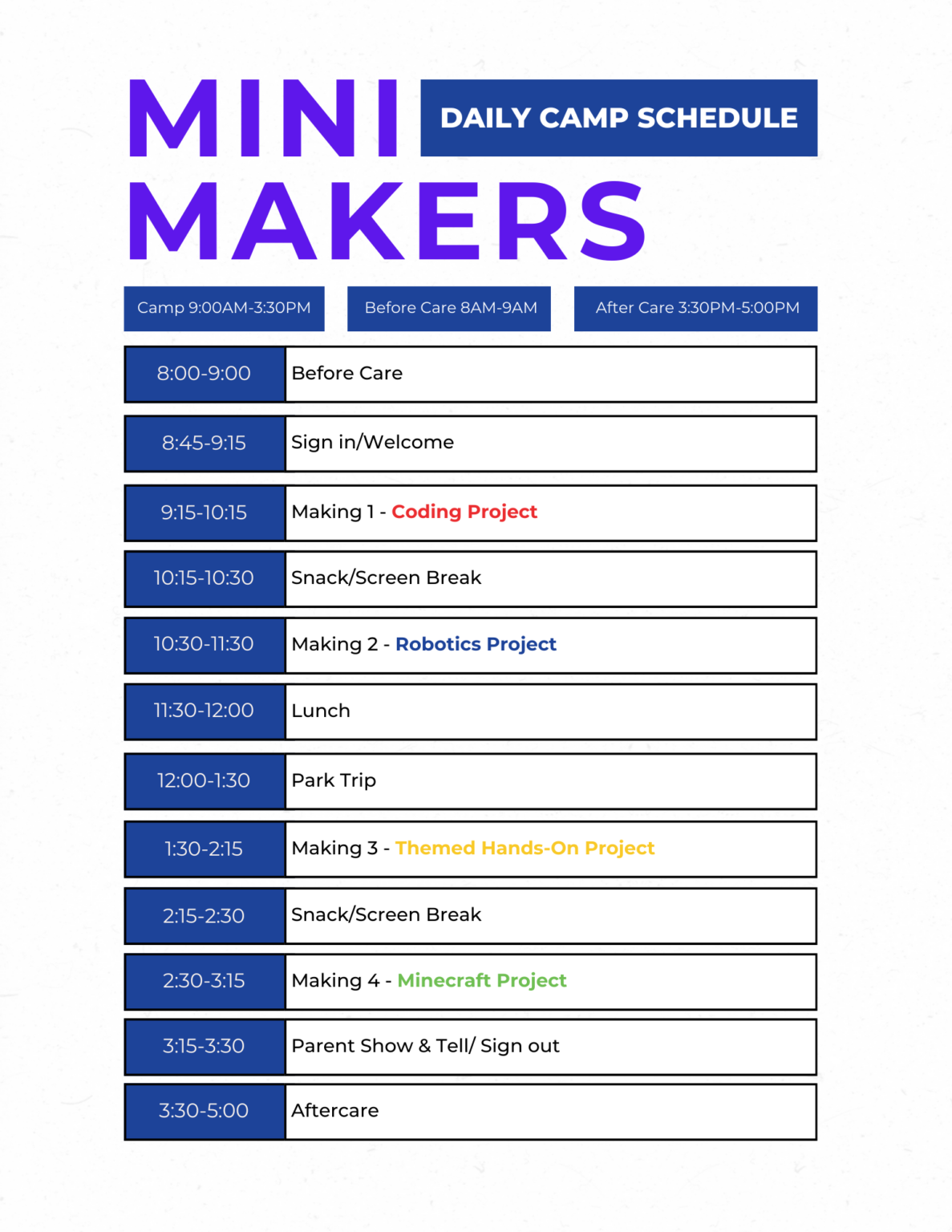 STEM Camps & PA Day Camps in Leaside - MakerKids